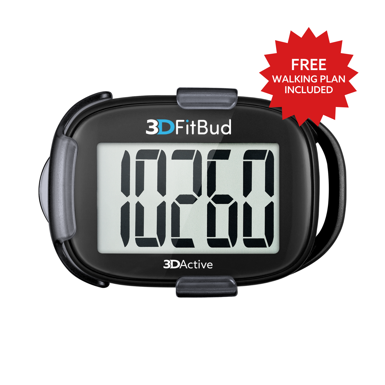 Pedometer - 3DFitBud Simple Step Counter – 3DActive
