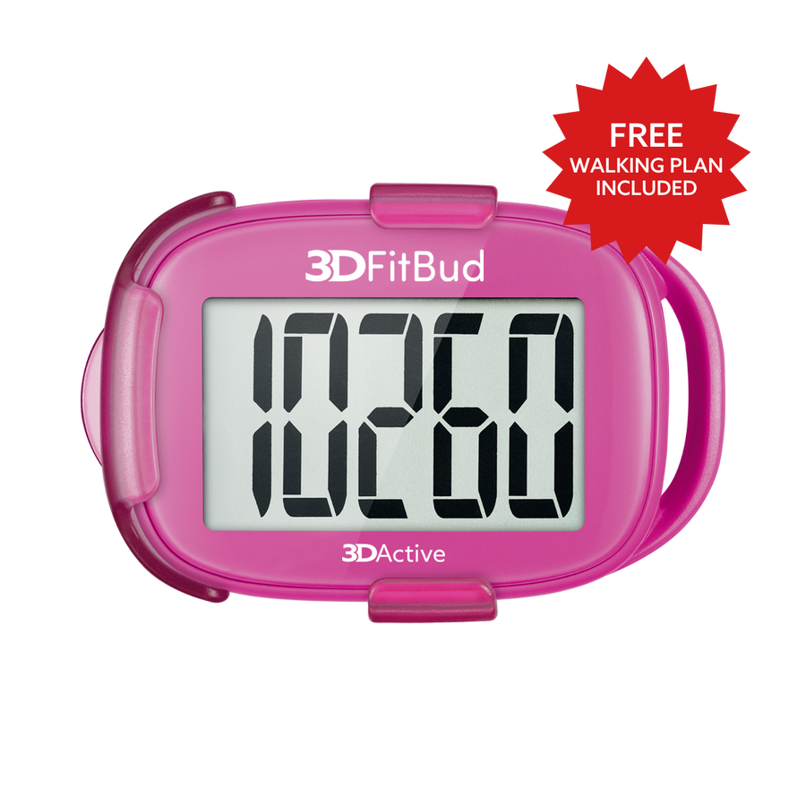 Pedometer - 3DFitBud Simple Step Counter – 3DActive
